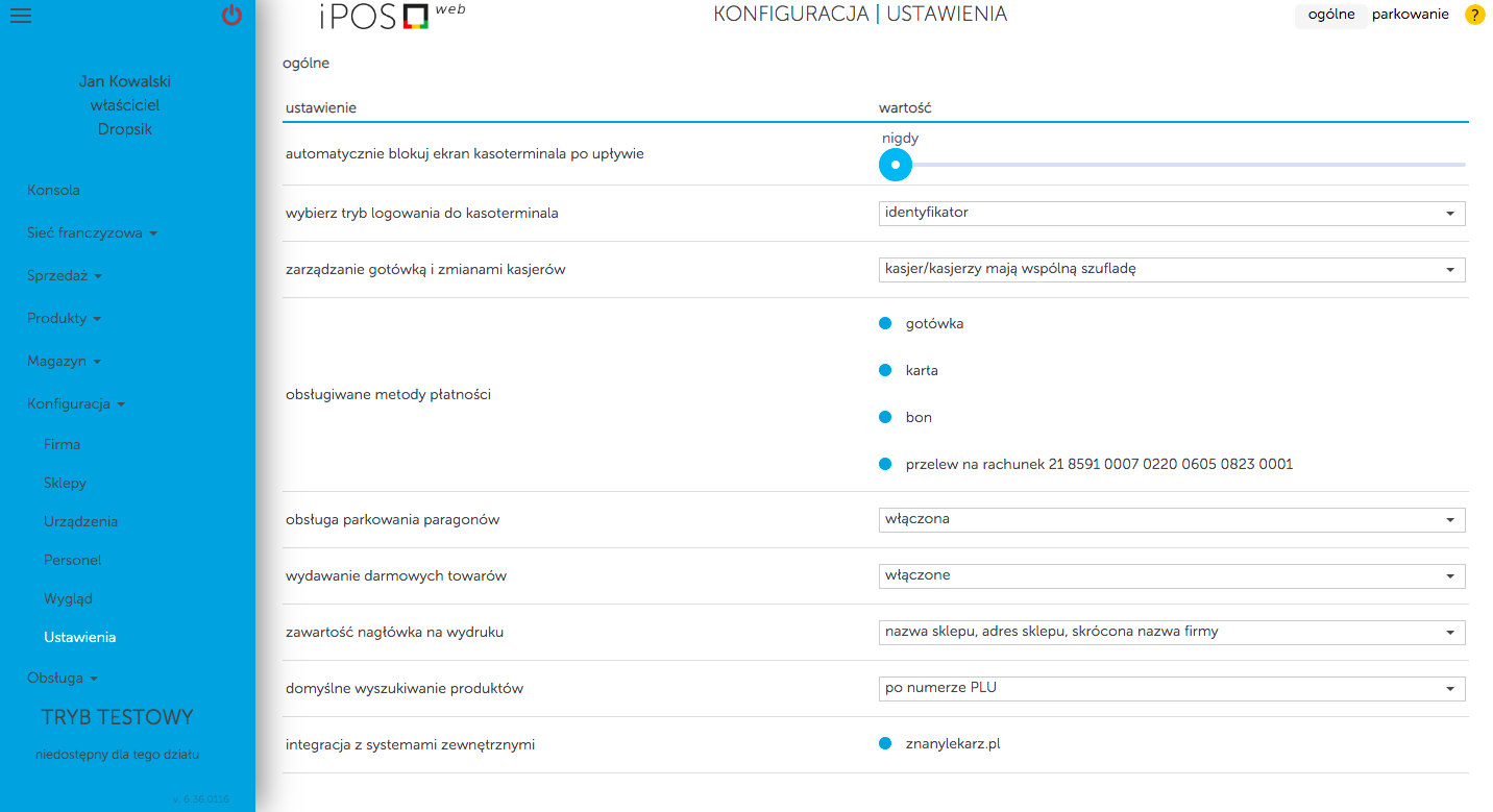 Konfiguracja Znany lekarz
